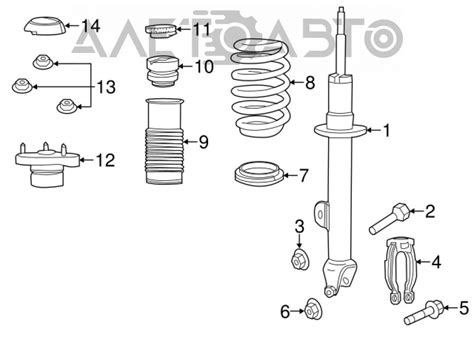 Вилка амортизатора передний левый Chrysler 300 11- AWD 68078353AA ...
