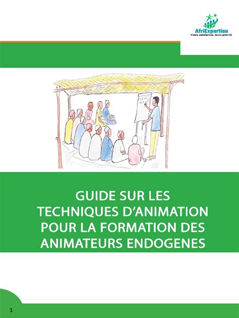 guide sur les techniques d animation pdf pdf