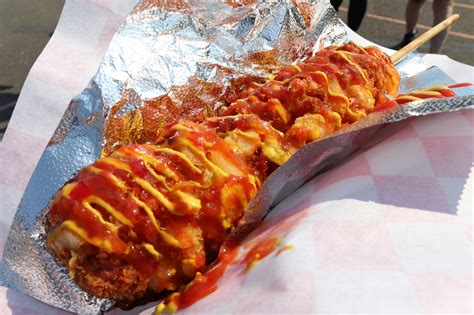 Korean Corn Dog Takes Sizzling Tangy Twist On A Fair Staple At The Big