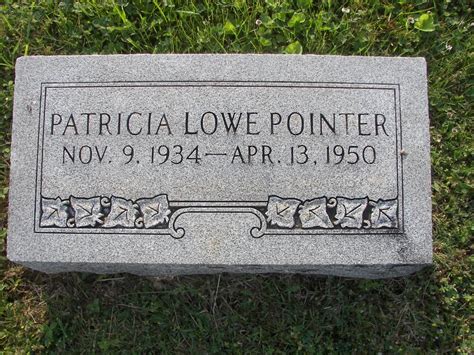 Patricia Lowe Pointer 1934 1950 Find A Grave Memorial