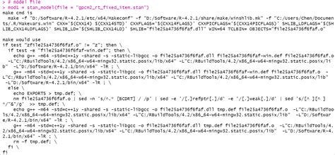 Stanmodel Return Compilecode Errors Modeling The Stan Forums