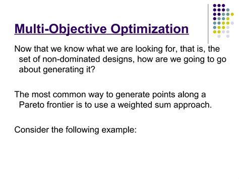 Multi Objective Optimization Pot