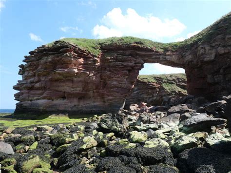 Coastal East Lothian Natural Arch Near Richard West Geograph