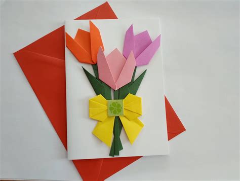 Origami Flower Cards At Amanda Castillo Blog