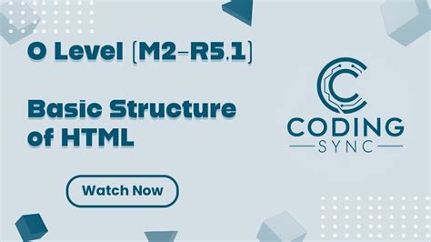 Basic Structure Of HTML Unit 3 Part 2 M2 R5 1 O Level NIELIT