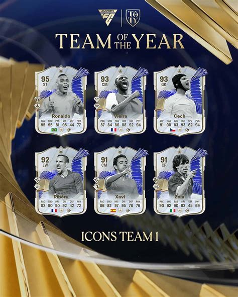 Ea Sports Fc 24 Team 1 Toty Icon Lista Carte Inserite Nella Squadra
