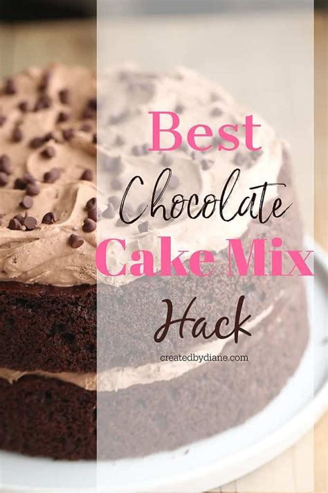 Chocolate Cake Mix 2 Layer Cake Created By Diane