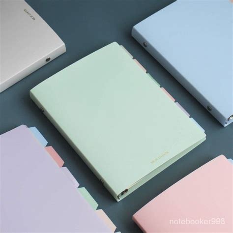 A5 20 Holes B5 26 Holes Binder Notebook Refillable With Divider