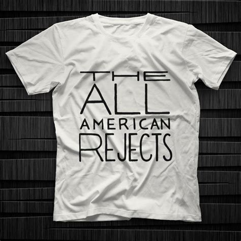 The All American Rejects White Unisex T Shirt Tees Shirts