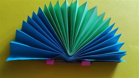 Paper Fan How To Make An Origami Fan Making A Paper Hand Fan Easily Step By Step Youtube