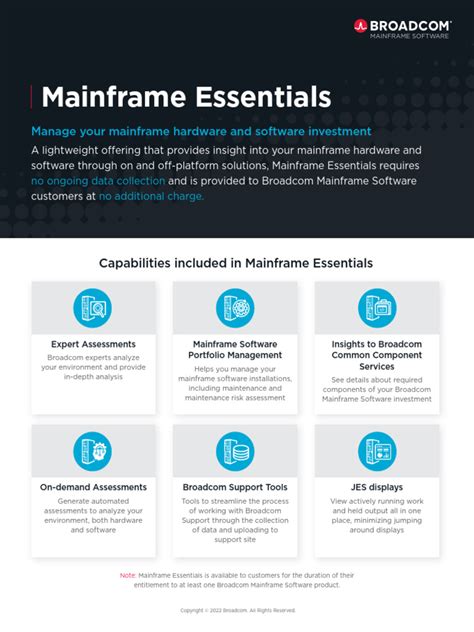 Broadcom Mainframe Essentials Pdf