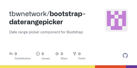 Github Tbwnetworkbootstrap Daterangepicker Date Range Picker Component For Bootstrap