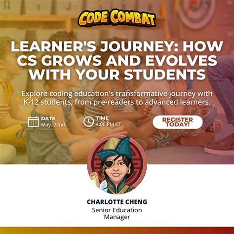Codecombat Join Our Webinar Learners Journey 🌟 How Cs