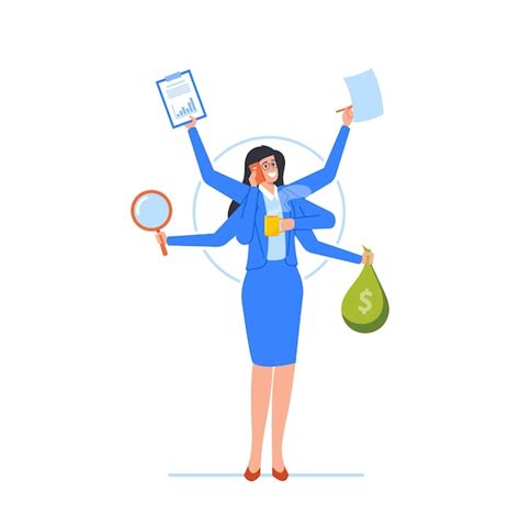 premium vector multitaskingproject time management personal