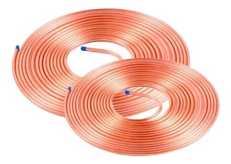 Tubos Canos Cobre Flexivel Panqueca 1 4 E 5 8 15 Metros
