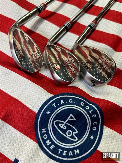 Tag Golf Custom Tattered Flag Wedge Fx Wedges Cerakote