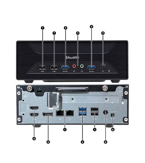 Xh610g Semi Ruggedized Computer Shuttle Computers
