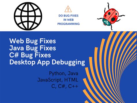 Html C Sharp Python And Java Bug Fixes Upwork