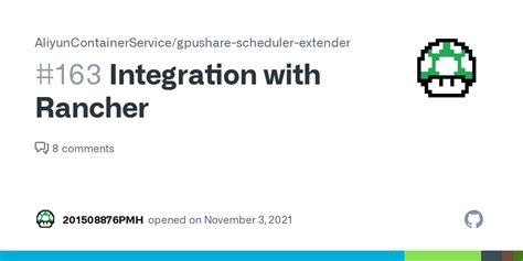 Integration With Rancher · Issue 163 · Aliyuncontainerservicegpushare Scheduler Extender · Github