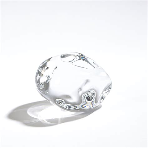 Dimple Small Paperweight In Clear By Global Views 1stopbedrooms