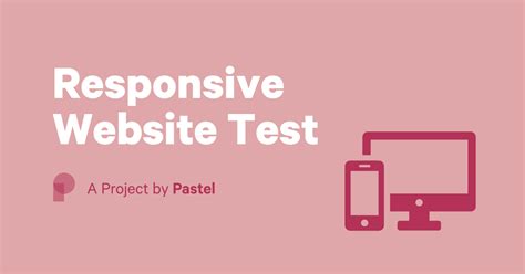 Responsive Website Test Pastel