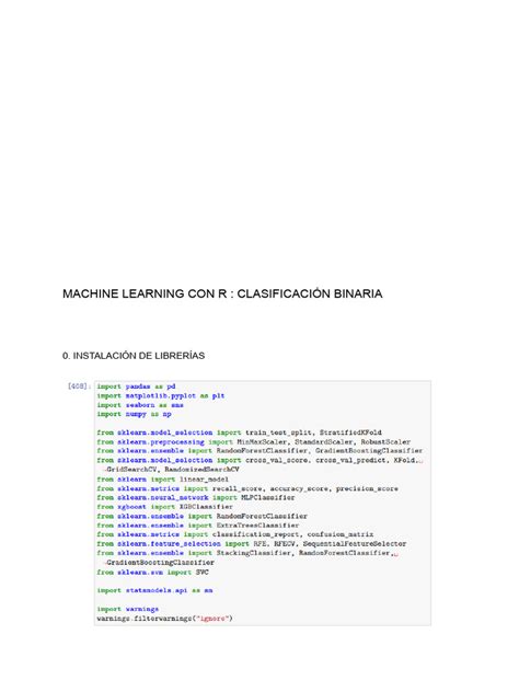 Machine Learning Con R Pdf Error Estándar Cáncer
