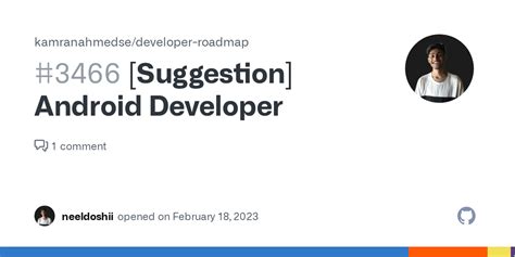 Suggestion Android Developer Issue Kamranahmedse Developer