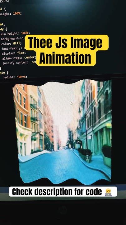 Three Js Image Animation Html Htmlanimation Coding Shorts Youtube