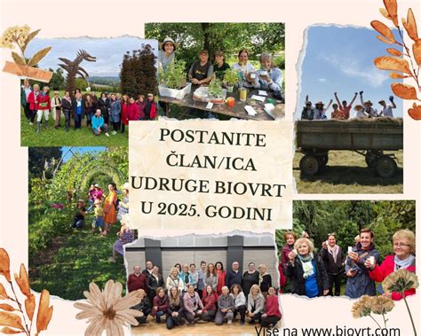 Postanite članica Udruge Biovrt U 2025 Godini Biovrt U Skladu S