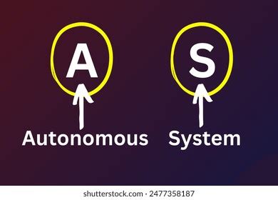 Meaning Autonomous System Illustration Stock Illustration 2477358187 Shutterstock