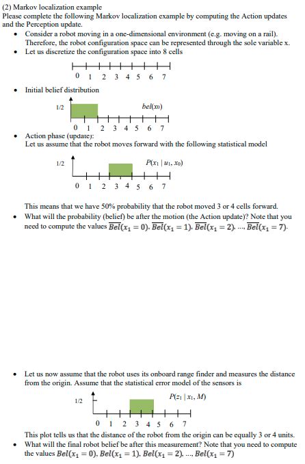 2 Markov Localization Example Please Complete The