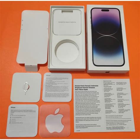 Jual Dus Box IPhone 14 Pro Max 1TB Deep Purple Digimap IBox Original