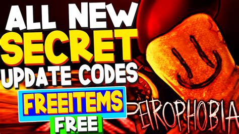 All New Secret Update Codes In Apeirophobia Codes Roblox