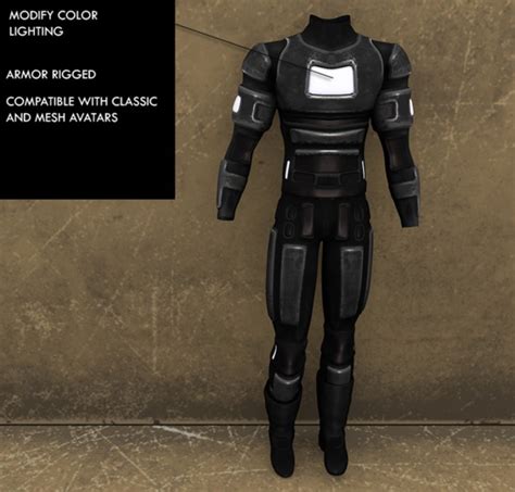 Second Life Marketplace Ace Sci Fi Assassin Old Sci Fi Armor