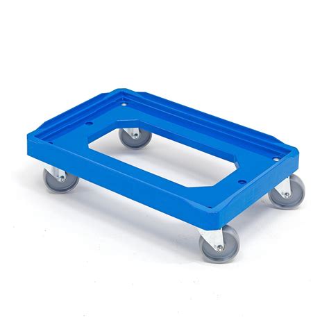 Plastic Box Dolly 150 Kg Load 620x420 Mm Aj Products