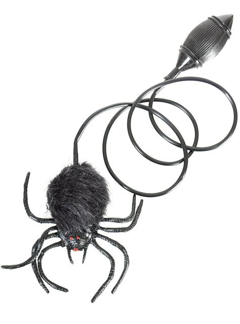 Funny Jumping Rubber Spider Halloween Decoration