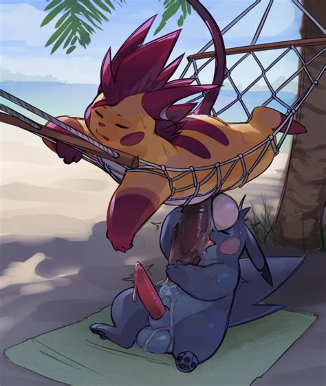 Rule 34 Alternate Color Anthro Balls Balls On Face Big Balls Big Penis Blue Body Blue Fur