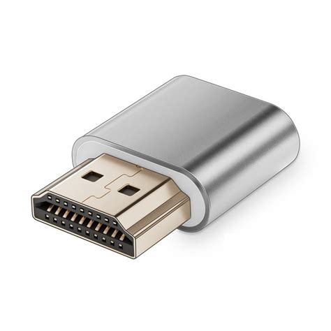 Compatible Dummy Plug 4k Hdr Virtual Monitor Edid Emulator Headless Ghost Display Adapter