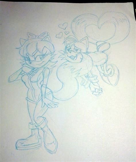 Fiona And Tails Sketch By Chauvels On Deviantart