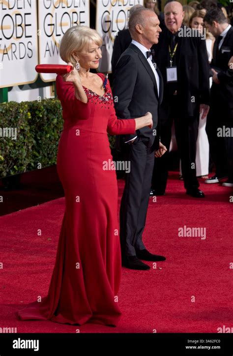 Jajan 11 2015 Beverly Hills California Us Helen Mirren And