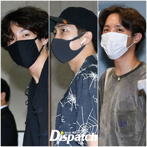 현장포토 가려도 괜찮아bts 마스크 소년단 디스패치 뉴스는 팩트다