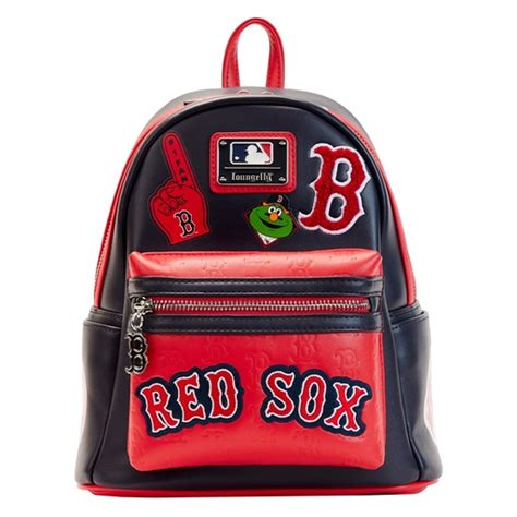 Mlb Boston Red Sox Patches Mini Backpack Loungefly