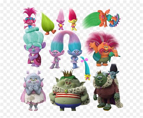 Movie Clipart Movie Snack Trolls Movie Characters Cutout Hd Png Download Vhv