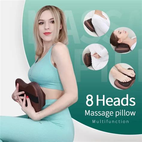 Yuoo Relaxation Massage Pillow Vibrator Electric Head Shoulder Back