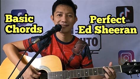 Perfect By Ed Sheeran Basic Guitar Tutorial For Beginners Youtube