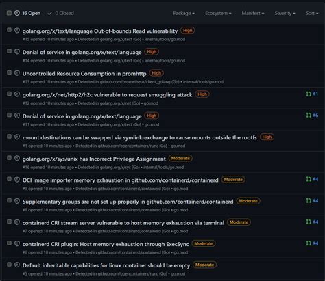 enable dependabot integration by darkwanderer · pull request 127