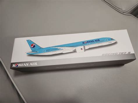 1200 Korean Air 大韓航空 飛機模型 Boeing 波音 787 9 興趣及遊戲 收藏品及紀念品 明星周邊