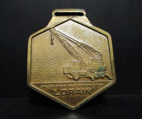 Lorain Truck Crane And Front End Wheel Loader Double Sided Brass Pocket