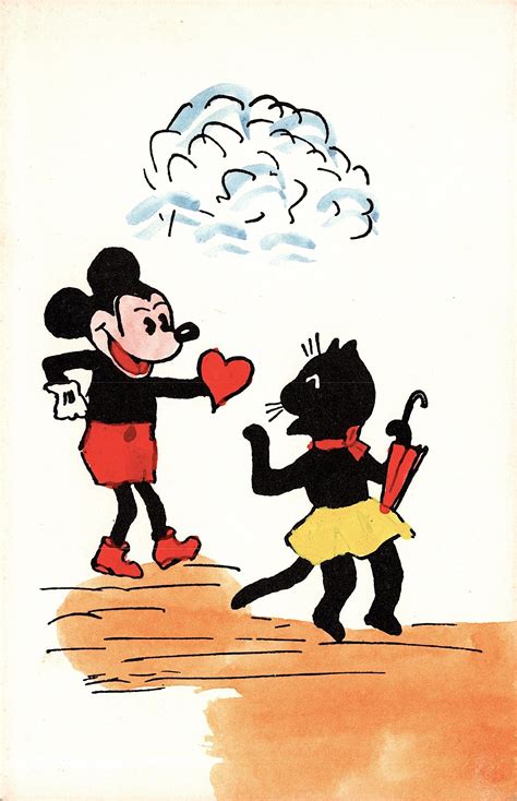 Lot Vintage Walt Disney Postcard Mickey Mouse S S