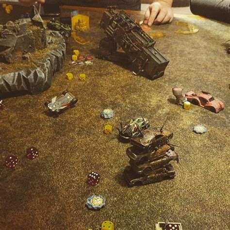 Gaslandsplayed On An Amazing Table Set Up Featuring The Grasslands